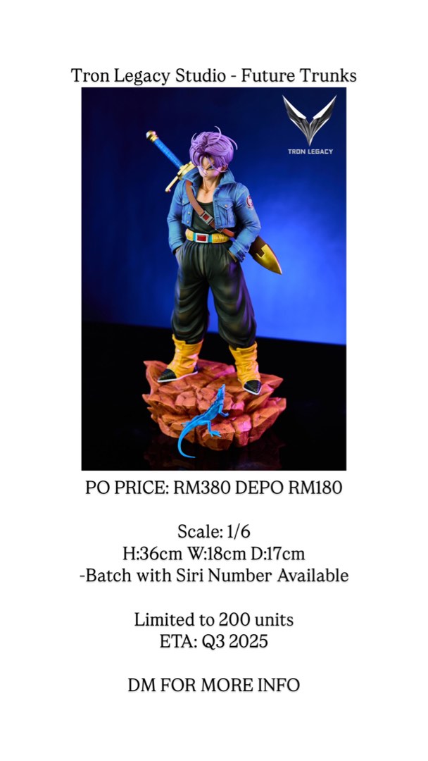 Tron Legacy Studio - Future Trunks, Hobbies & Toys, Toys & Games on ...