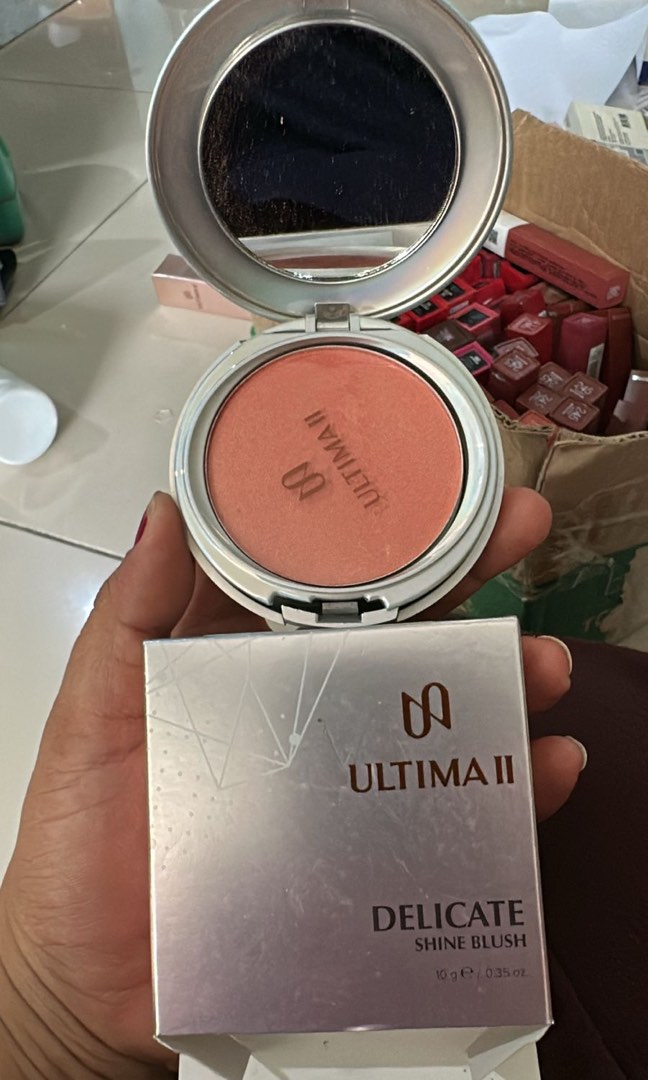 Ultima II Ultima2 Ultima 2 Delicate Shine Blush Blush On Perona Pipi ...