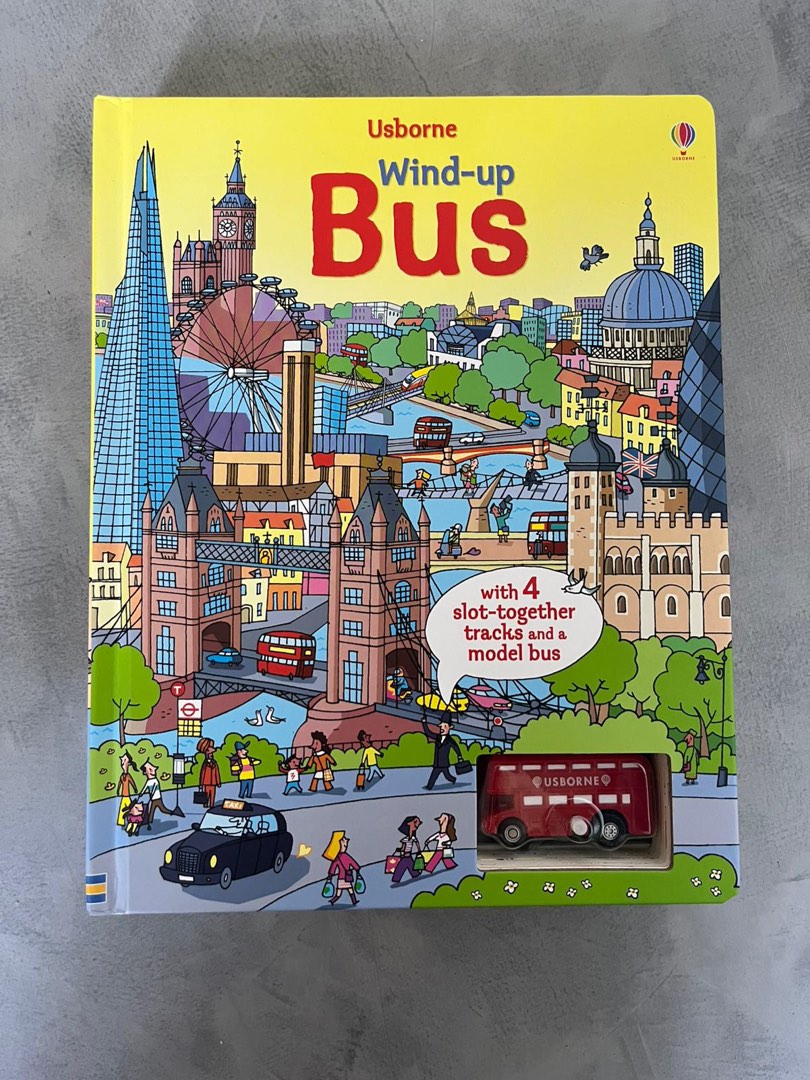 Usborne wind up bus book, Hobbies & Toys, Books & Magazines, Children's ...