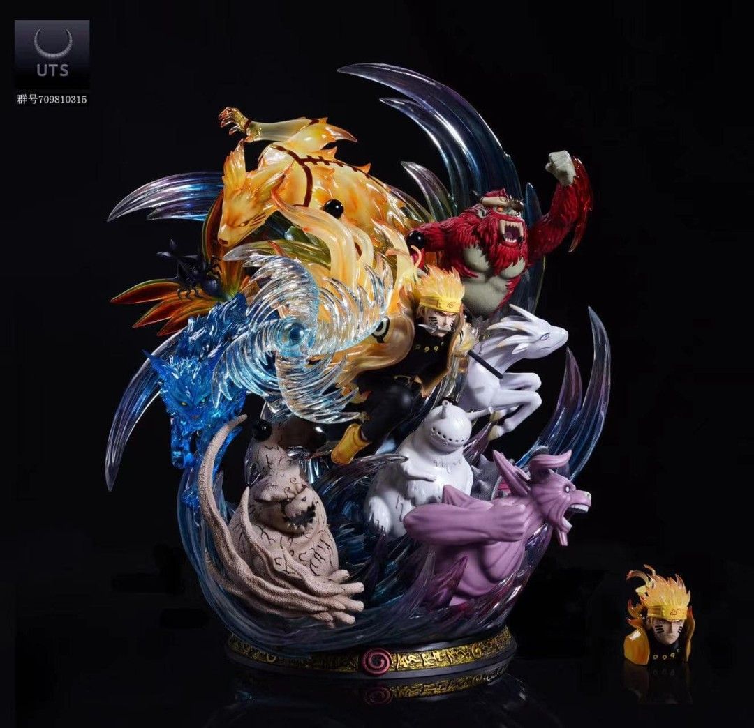 UTS Studio Uzumaki Naruto Six Paths Sage Mode with 9 Tailed Beasts GK ...