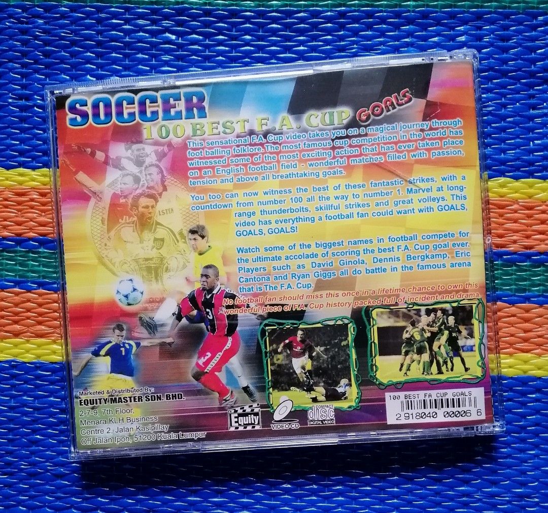 VCD : SOCCER 100 BEST F. A. CUP GOALS - ( 2002 ) - RM10, Hobbies & Toys ...