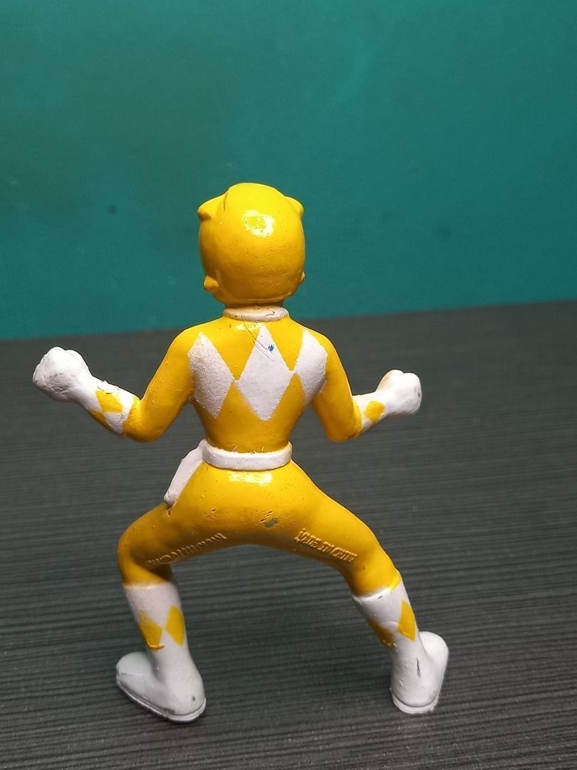 Vintage 1994 Saban Power Rangers Yellow Ranger Action Figure 3 ...