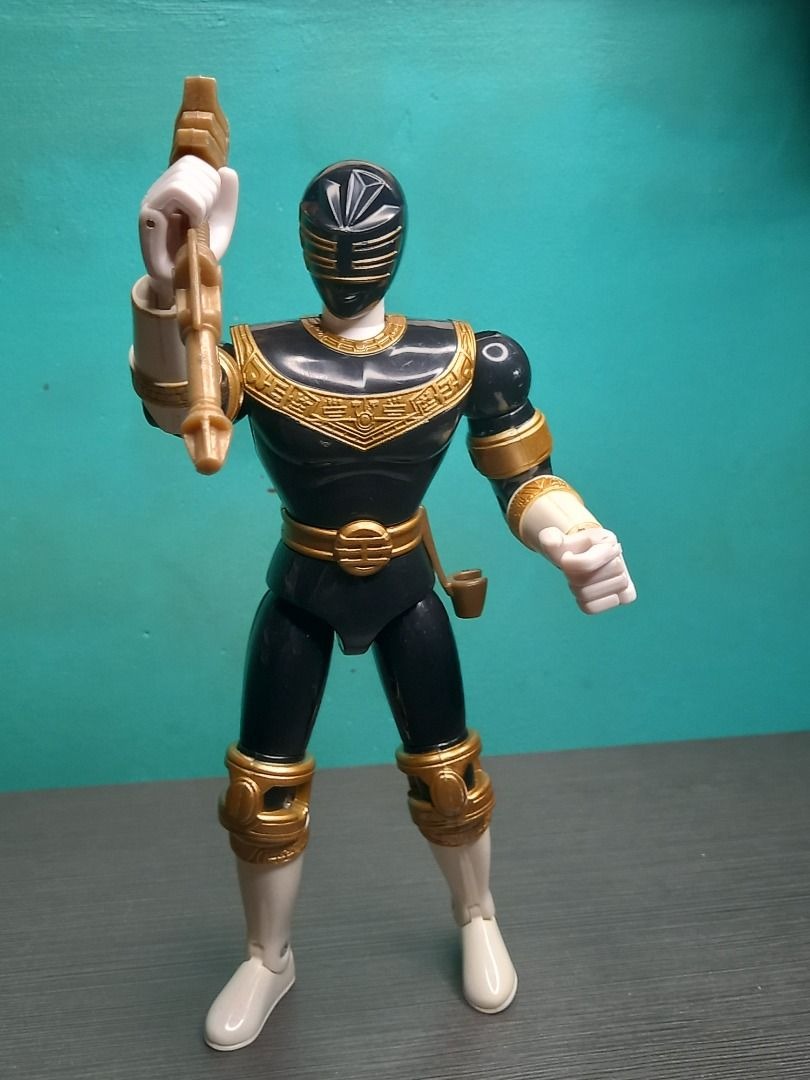 Vintage 1996 Bandai Power Ranger Zeo Gold Ranger Action Figure 8 ...