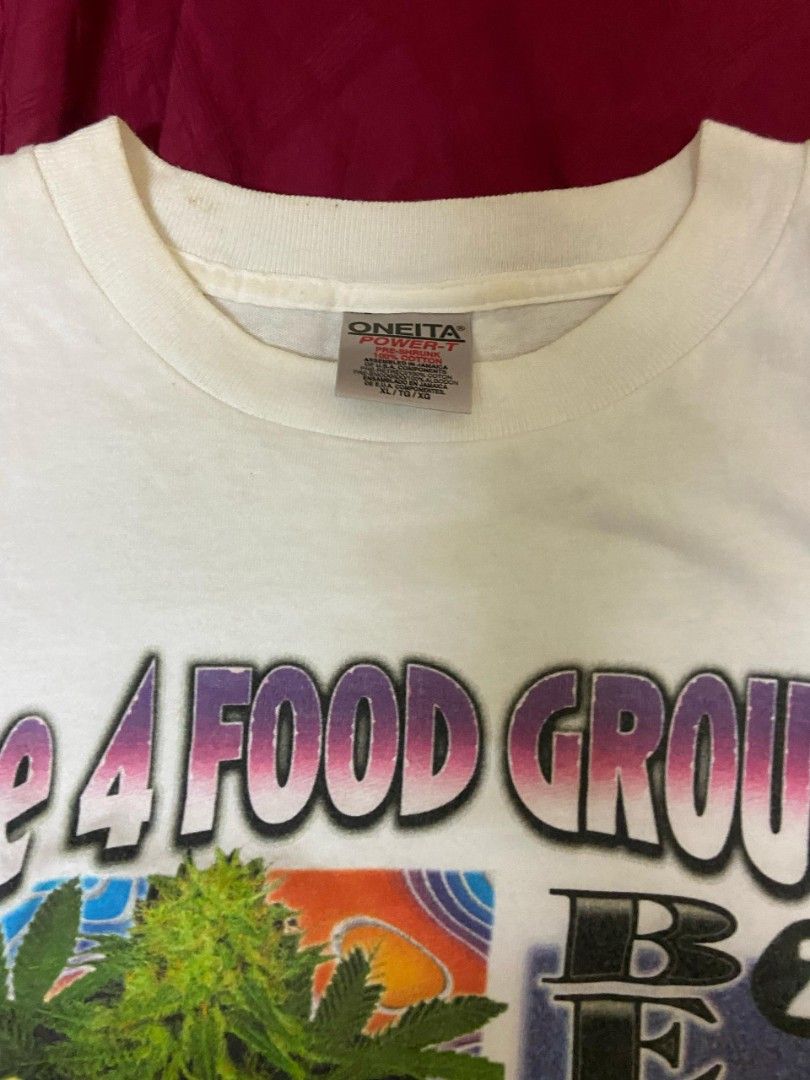 vintage four food group parody, Men's Fashion, Tops & Sets, Tshirts ...