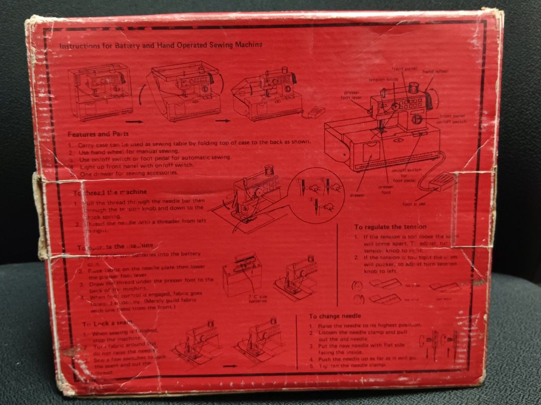 Vintage mesin jahit sewing mini antik classic real toys for collection ...