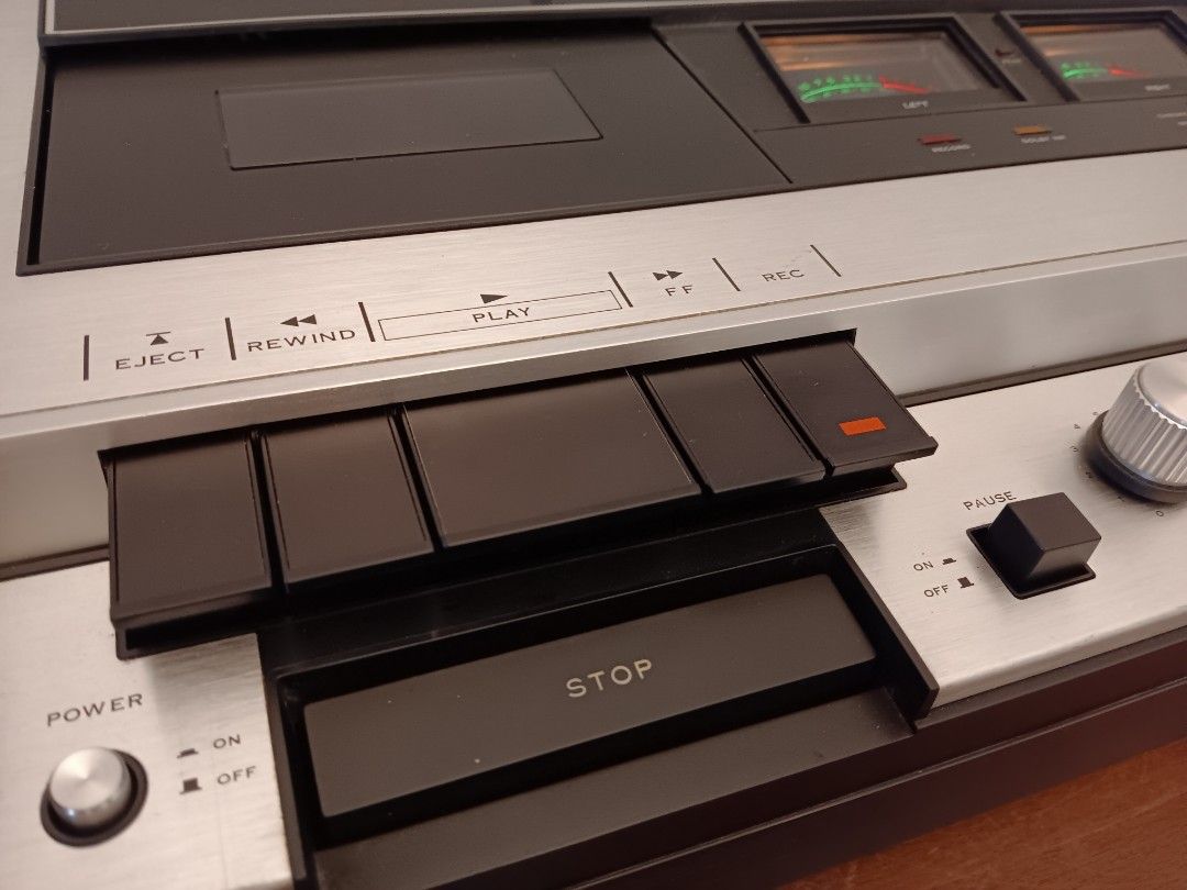 Vintage Sansui SC-737 Cassette Deck Pemain Kaset, Audio, Other Audio ...