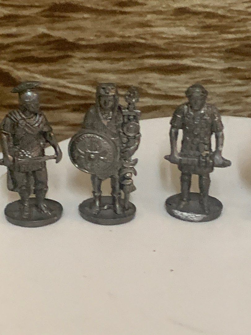 Vintage Set of six vintage metal Roman soldier figurines, from Kinder ...