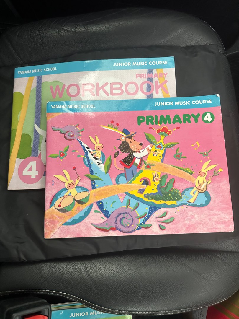 Yamaha JMC Primary 4 (Course book and workbook), Hobbies & Toys, Books ...