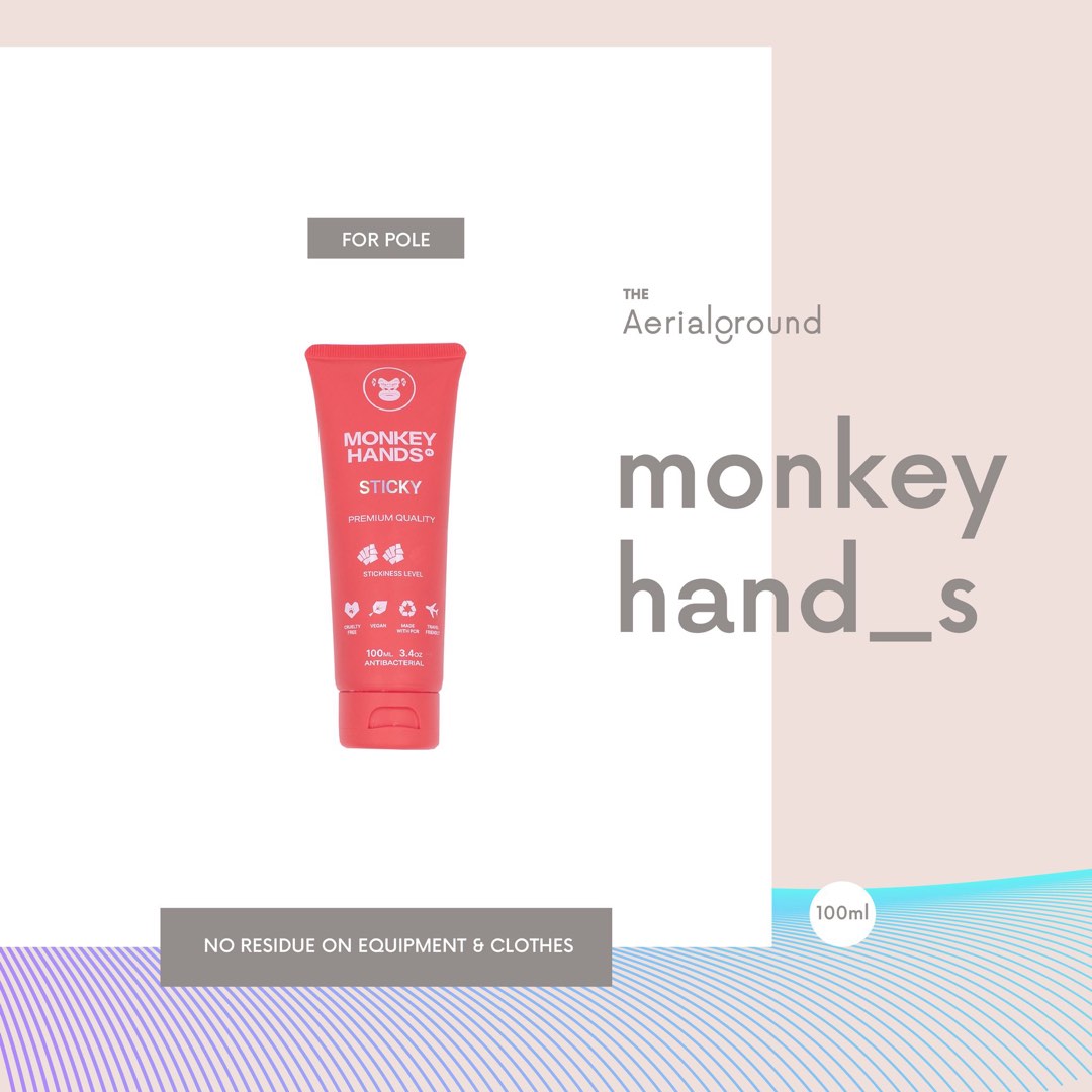 100ml Monkey Hands Grip Aid - STICKY, Sports Equipment, Exercise ...