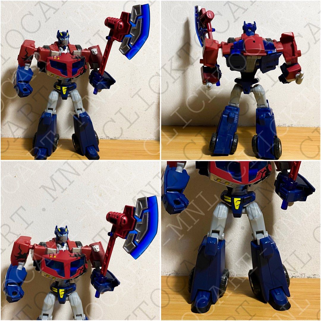 2007 Hasbro Transformers Animated The Battle Begins: Optimus Prime vs ...