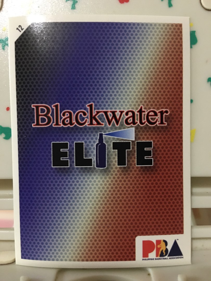 2018 Stickito PBA Stickers - [Base] #12- Blackwater Elite, Hobbies ...