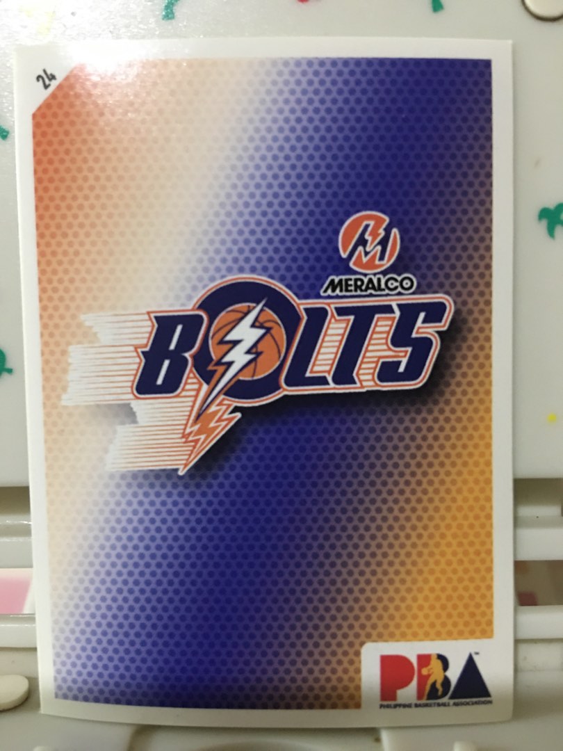 2018 Stickito PBA Stickers - [Base] #24 - Meralco Bolts, Hobbies & Toys ...