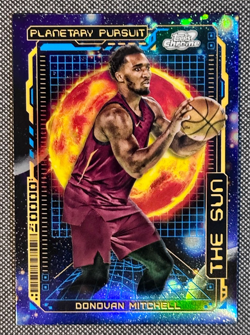 2023 NBA Topps Cosmic Chrome Donovan Mitchell Planetary Pursuit The Sun ...
