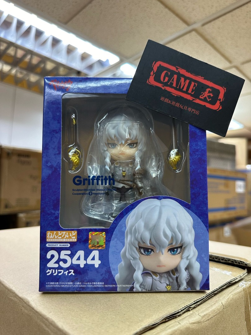 全新 行版 GSC Nendoroid 黏土人 2544 烙印戰士 BERSERK 鷹團團長 格里弗斯 Griffith 古力菲斯 烙印勇士 ...