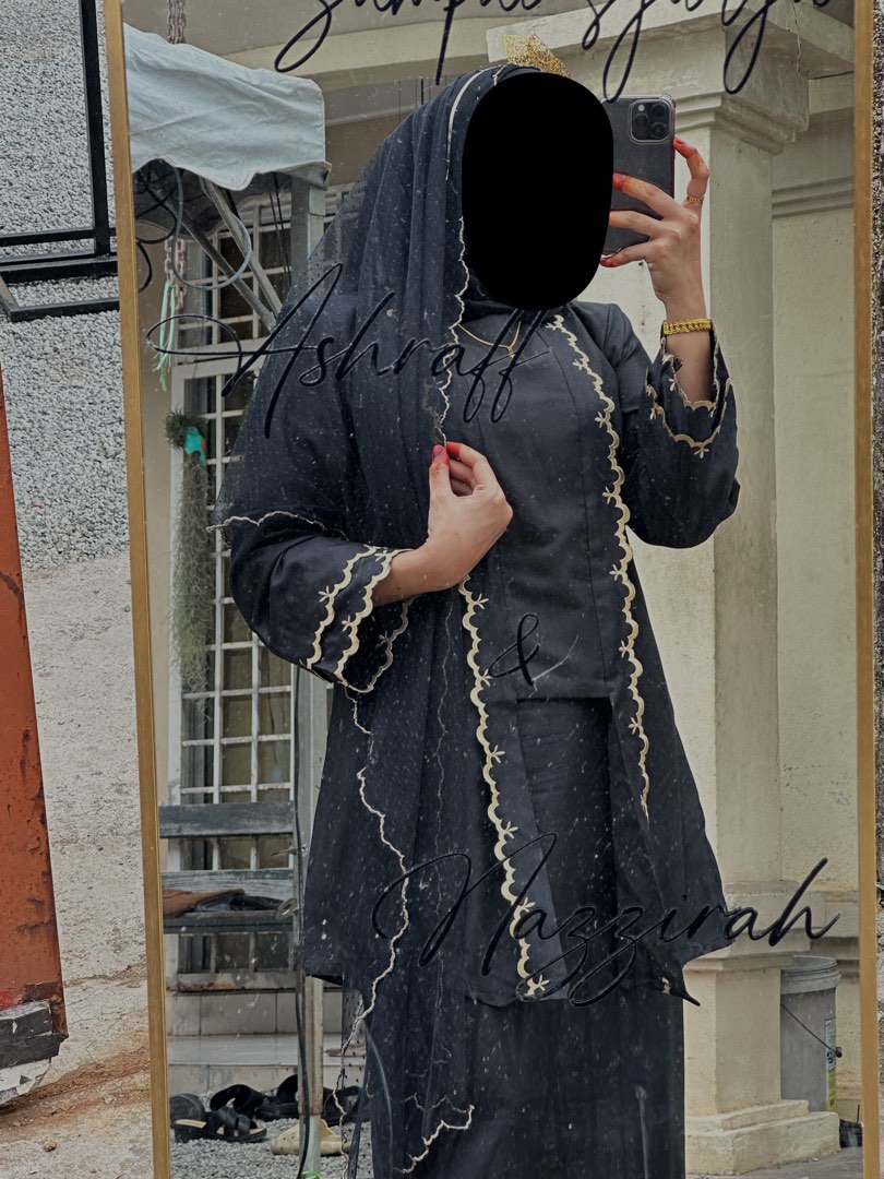 Baju kebaya mahsuri Qaamnie, Women's Fashion, Dresses & Sets ...