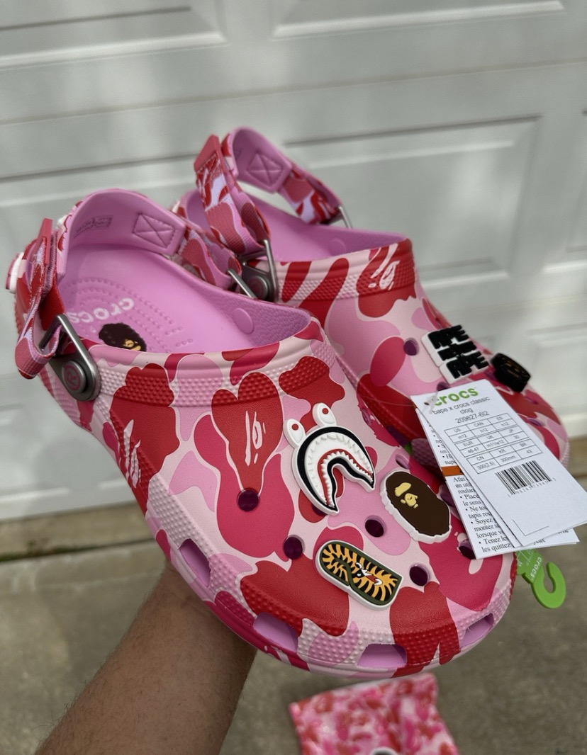 BAPE X CROCS ORIGINAL, Men's Fashion, Footwear, Slippers & Slides on ...