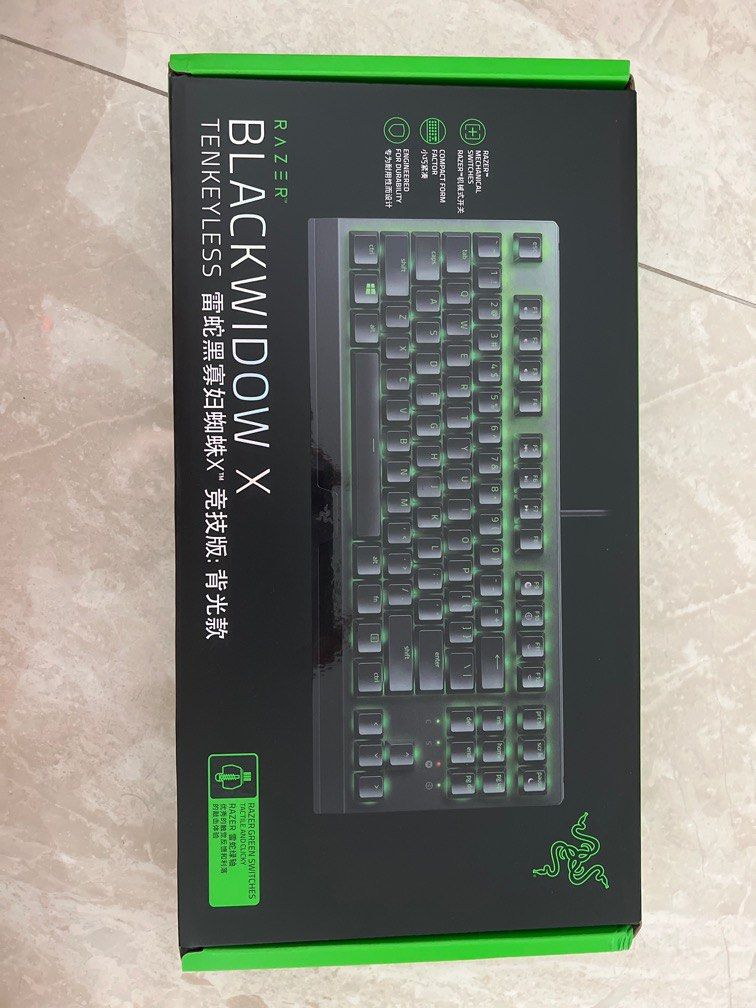 BLACKWIDOW Razer Black Widow Spider X Competitive Backlit Game ...