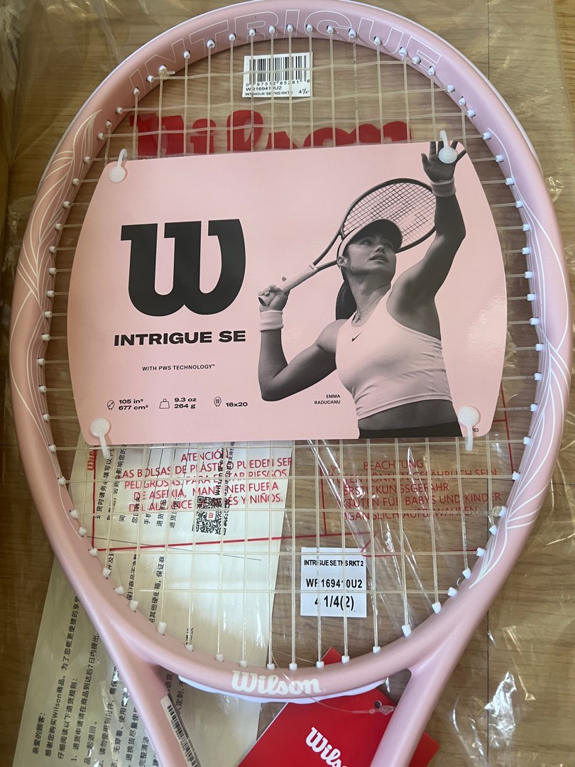 Brand New Wilson Intrigue SE with Freebies, Sports Equipment, Sports ...