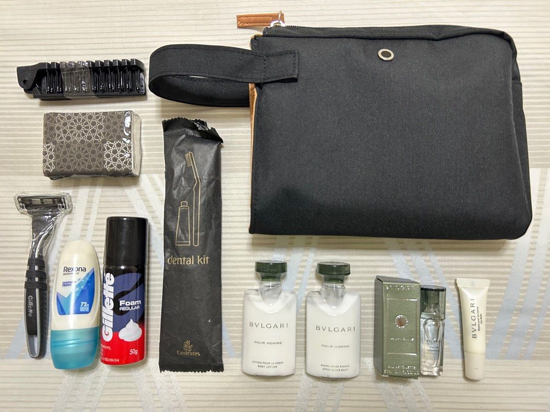 Bvlgari Emirates amenity kit, Beauty & Personal Care, Fragrance ...