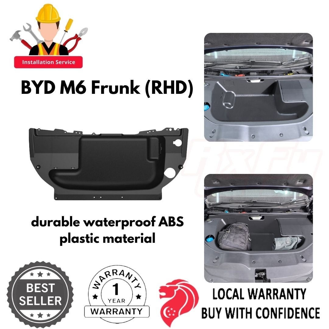 BYD M6 Frunk (RHD) Front Trunk Storage Box engine bay cover, Car ...