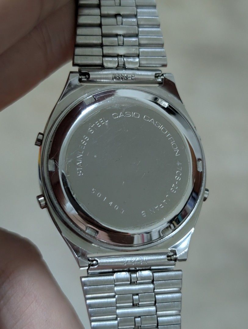 CASIO CASIOTRON 47CS-23 QW-47 VINTAGE 1977, Men's Fashion, Watches ...