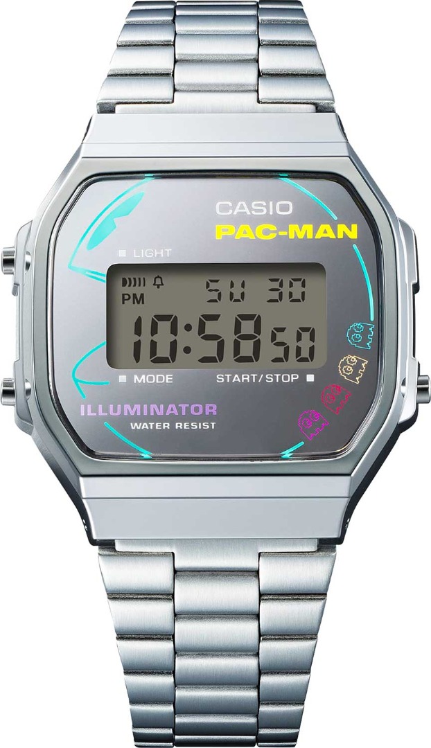 Casio Vintage x PAC-MAN collaboration Unisex Watch - A168WEPC-7A ...