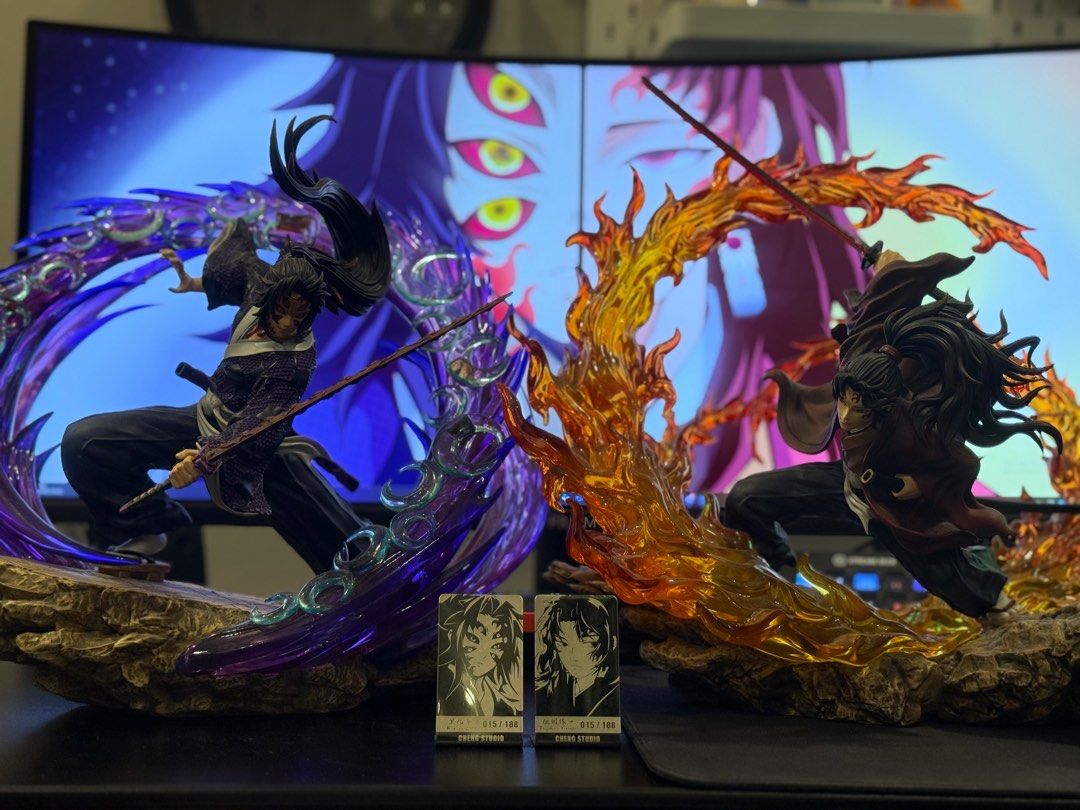 CHENG X JACKSDO STUDIO DEMON SLAYER YORIICHI VS KOKUSHIBO SET (1.0 ...