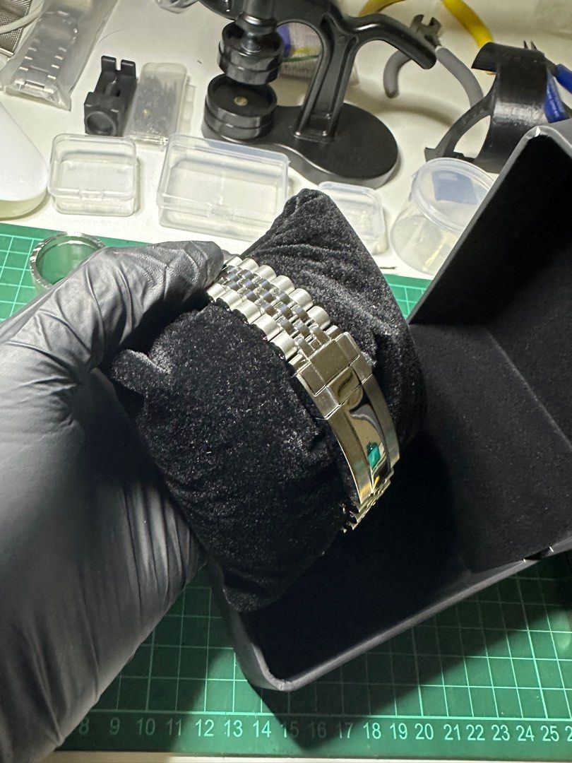 Custom Seiko Mod 36mm Datejust Sunburst Arabic Dial, Luxury, Watches on ...