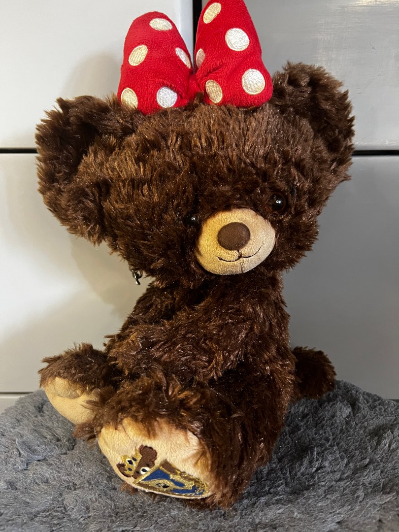 Disney Store UniBEARsity x Ubear Ludwig Von Drake Edition Classic Teddy Bear Mocha Pouch Coin ...