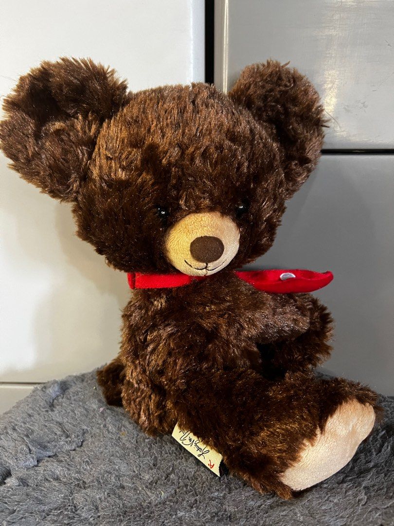 Disney Store UniBEARsity x Ubear Ludwig Von Drake Edition Classic Teddy Bear Mocha Pouch Coin ...