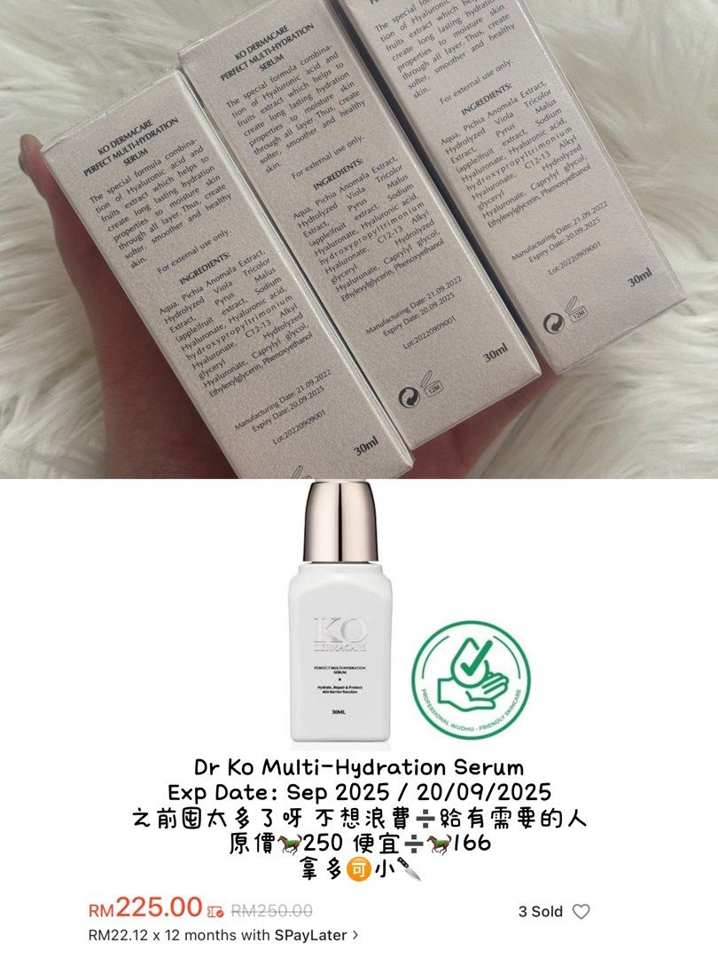 Dr Ko Multi - Hydration Serum, Beauty & Personal Care, Face, Face Care ...