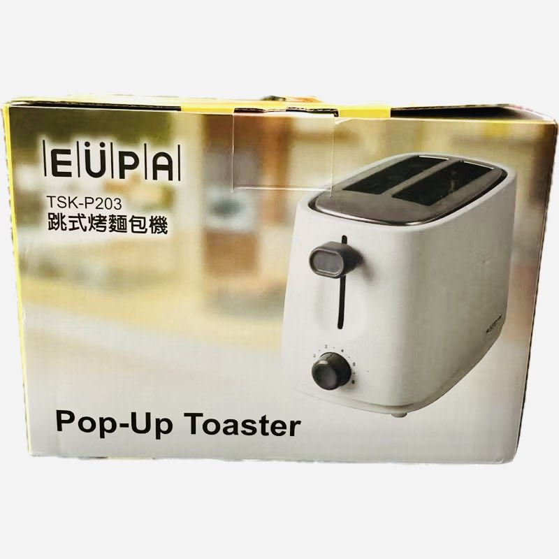 【優柏EUPA】厚薄 兩用跳式烤麵包機TSK-P203, 電視及其他電器 , 廚房用品, 烤箱與烤土司機在旋轉拍賣