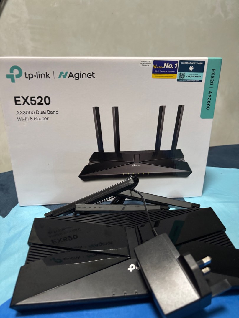 Ex520 tp link wifi 6 router Aginet Ax3000, Computers & Tech, Parts ...