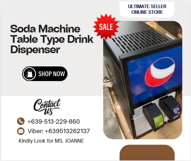 For sale Soda Machine table type drink dispenser, Everything Else ...