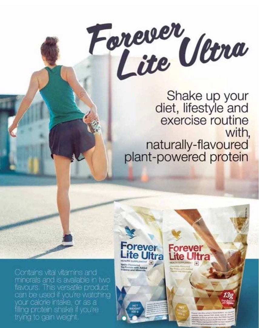 Forever living lite ultra with aminiotein, Health & Nutrition, Health ...
