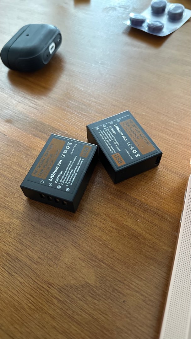Fujifilm Batteries (x2) NP-W126, Photography, Photography Accessories ...