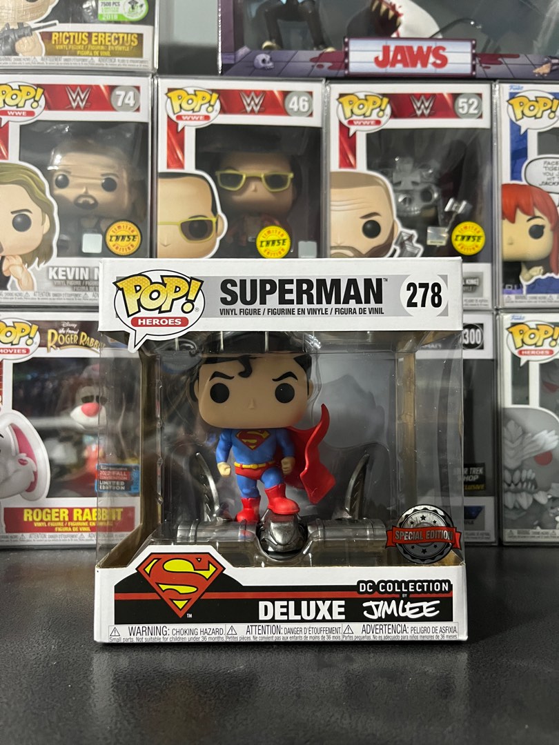 Funko Pop Deluxe Superman Jim Lee Exclusive, Hobbies & Toys, Toys ...