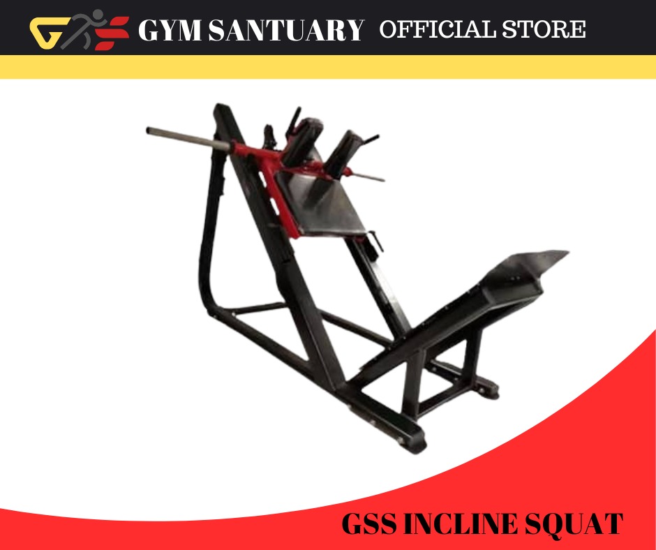 GSS INCLINE SQUAT (PLATE LOADED), Sports Equipment, Exercise & Fitness ...
