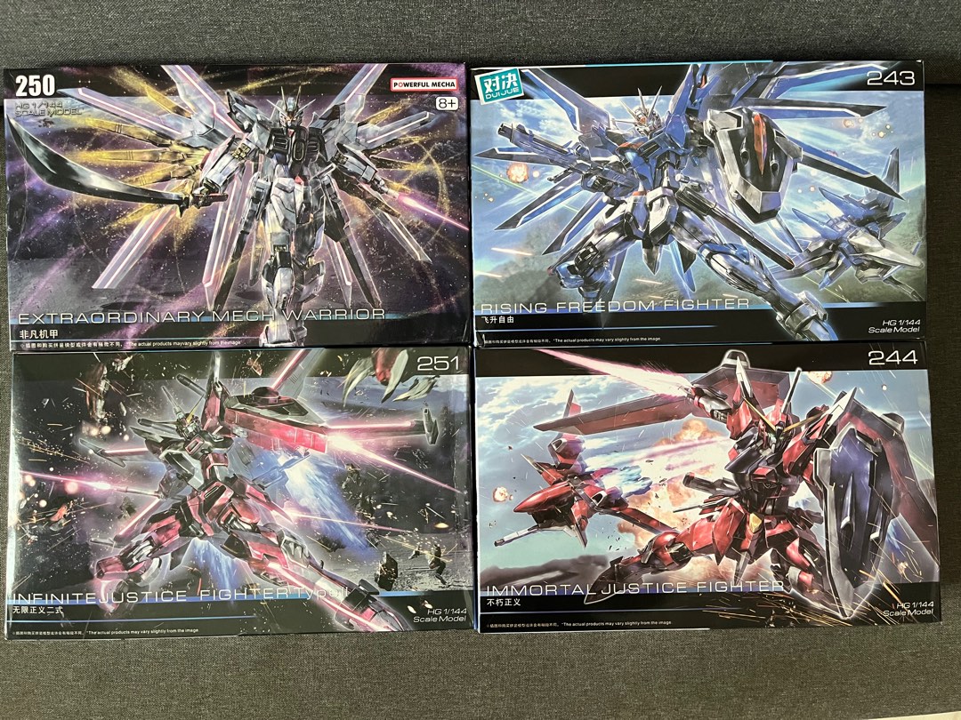 HG Mighty Rising Strike Freedom Immortal Infinite Justice Type II KO ...