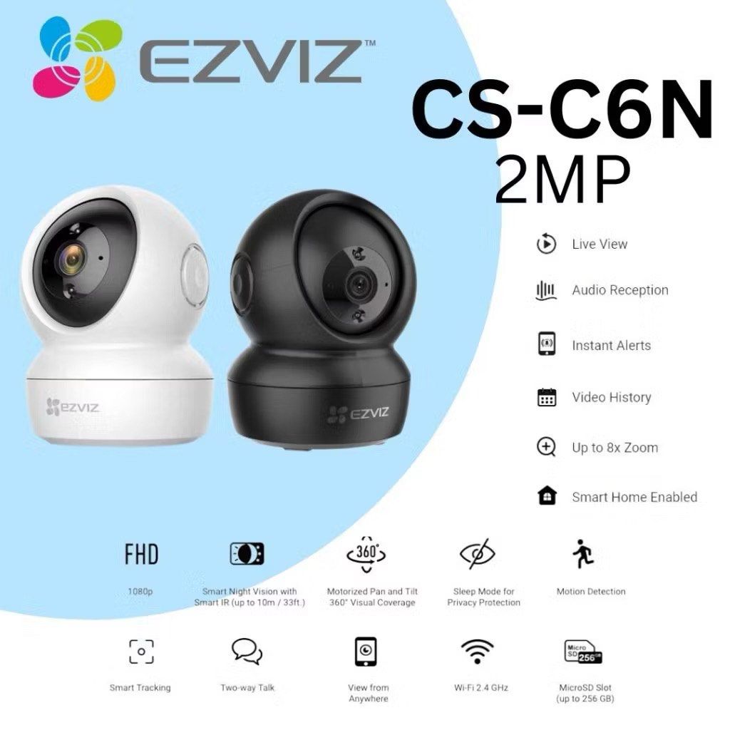 HIKVISION EZVIZ CCTV (Top Global Brand) C6N WIFI SMART HOME CAMERA ...