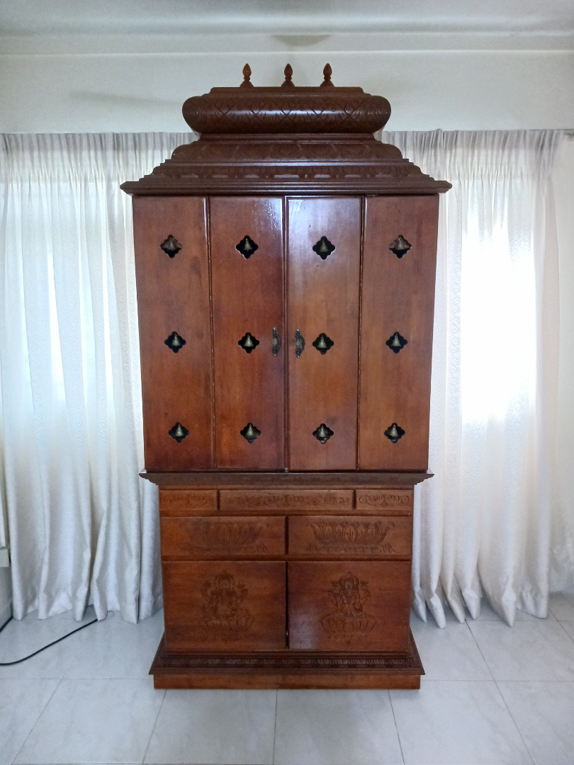 Hindu Prayer Altar, Furniture & Home Living, Furniture, Shelves ...