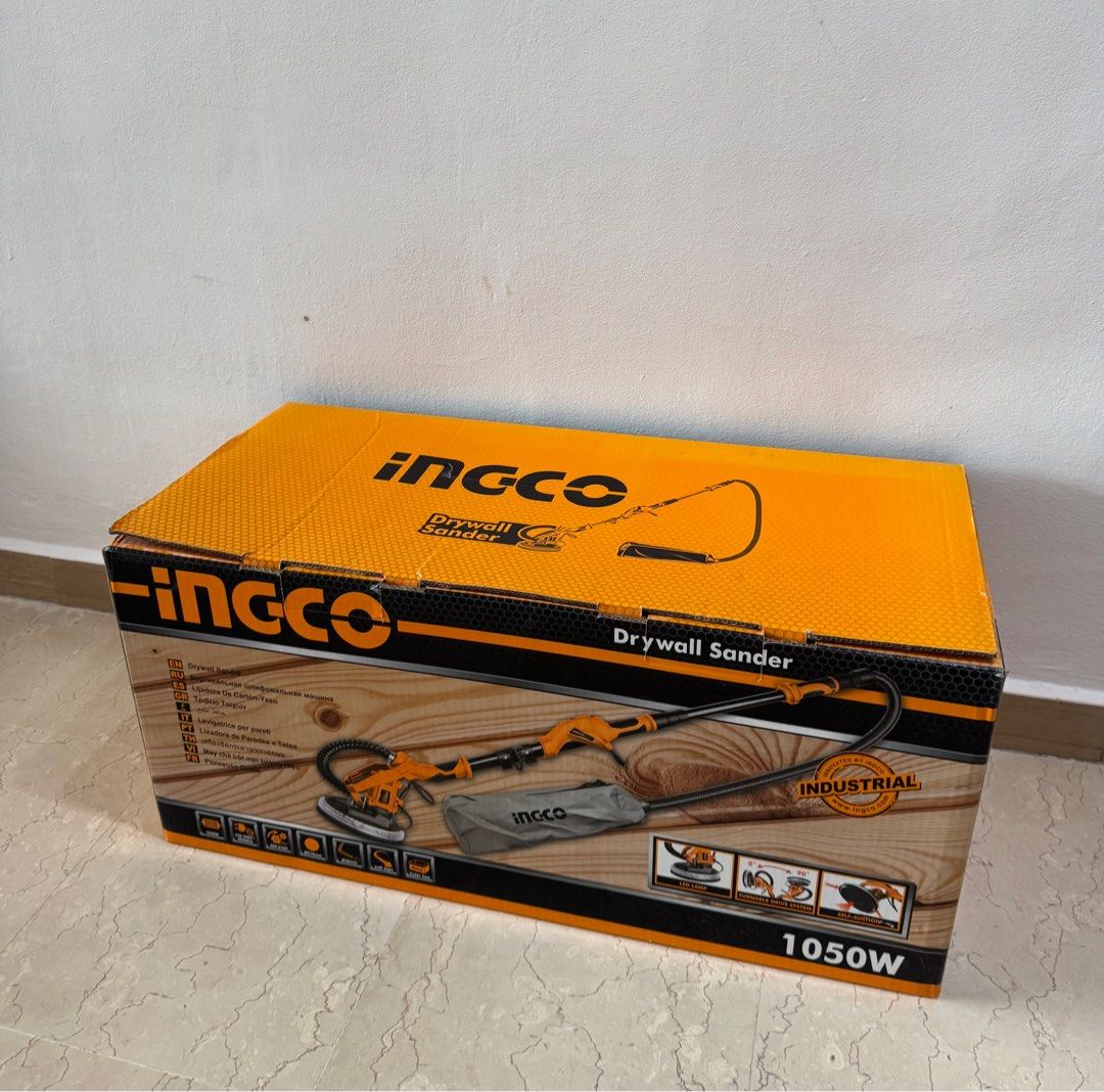 INGCO Drywall Sander, Furniture & Home Living, Home Improvement ...