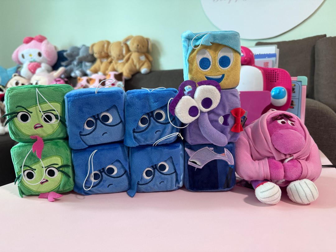 Inside Out Square Plushie (Small), Hobbies & Toys, Toys & Games on ...