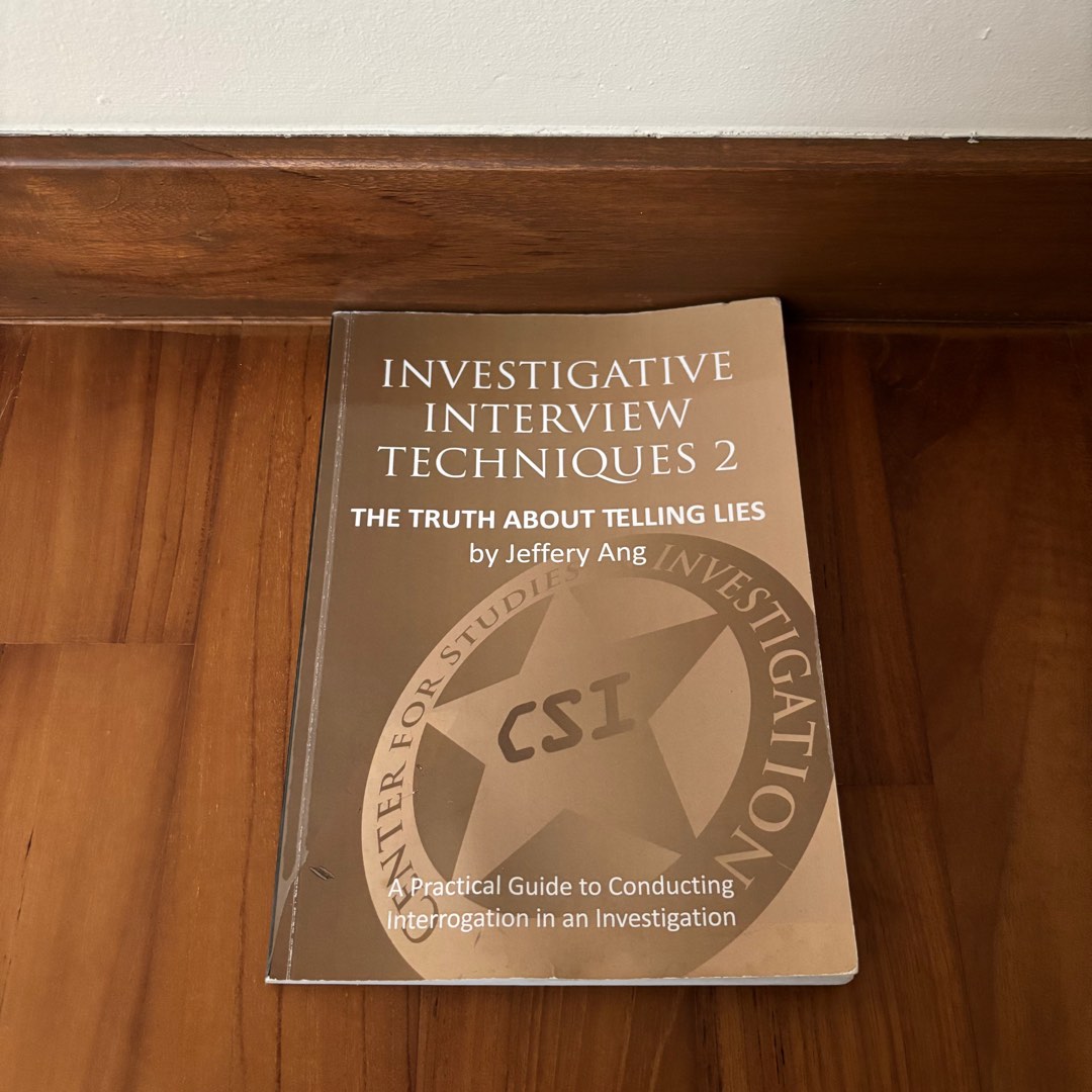 Investigative Interview Techniques 2: The Truth about Telling Lies by ...