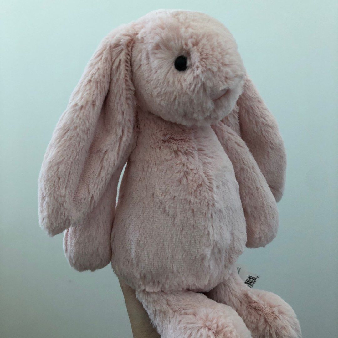 Jellycat bashful blush bunny 31cm, Hobbies & Toys, Toys & Games on ...