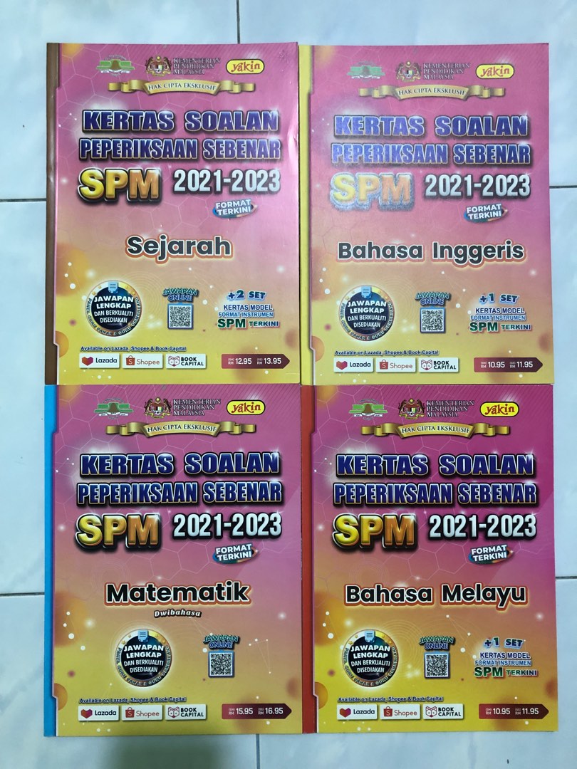 Kertas Soalan Peperiksaan Sebenar (edisi 2024), Hobbies & Toys, Books ...