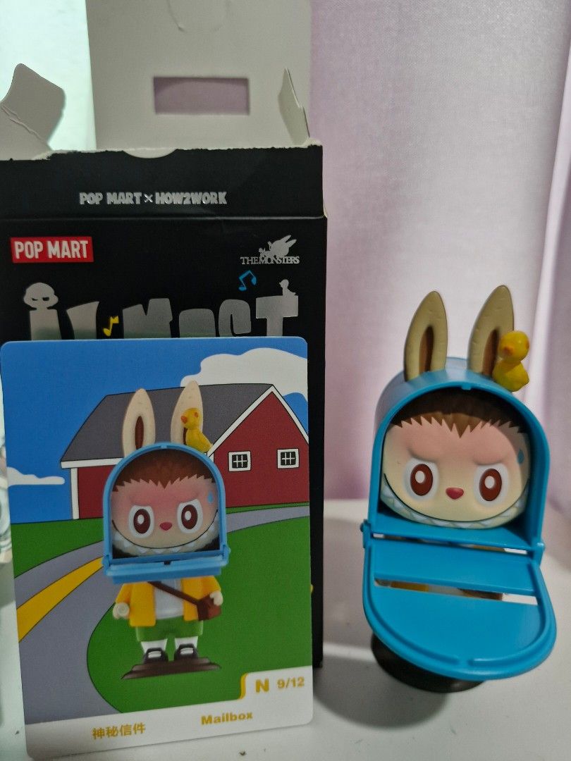 Labubu Almost Hidden -Mail Box, Hobbies & Toys, Toys & Games on Carousell