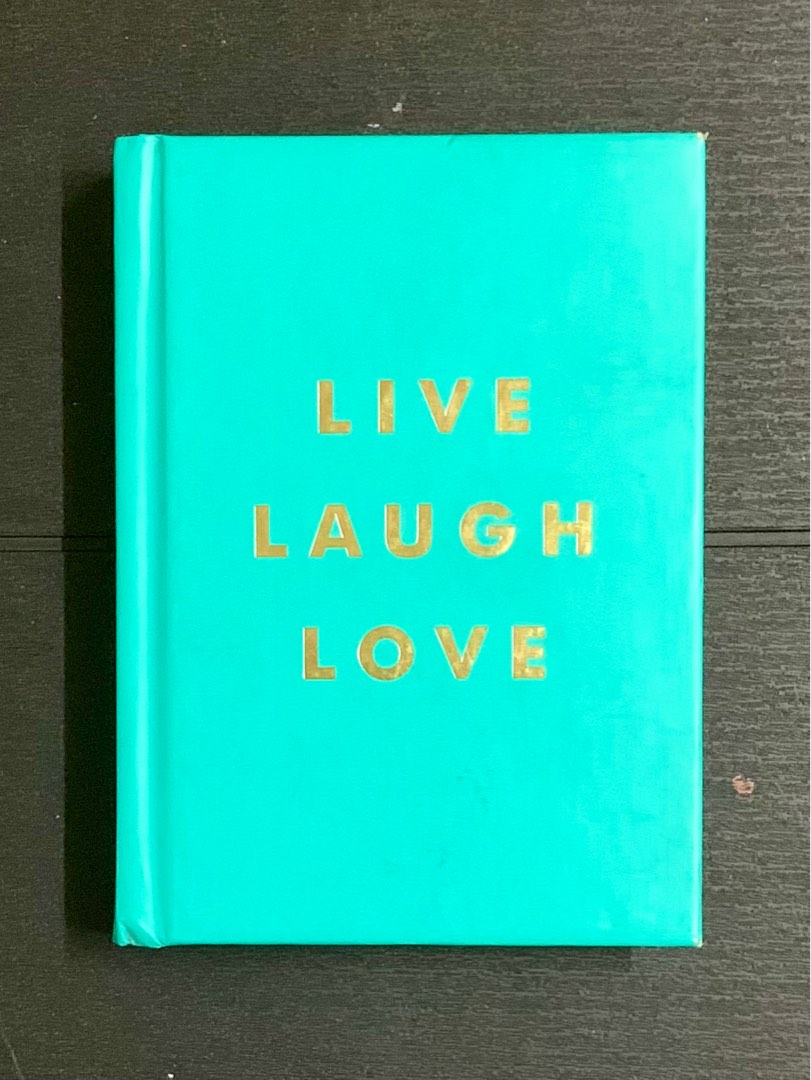 Live, Laugh, Love (pre-loved self-help booklet) - hardcover, Hobbies ...