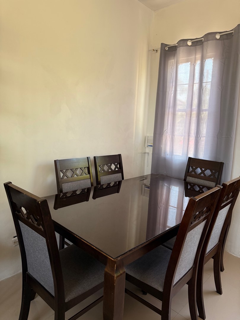 6 Seater Dining Set Mandaue Foam, Furniture & Home Living, Furniture ...