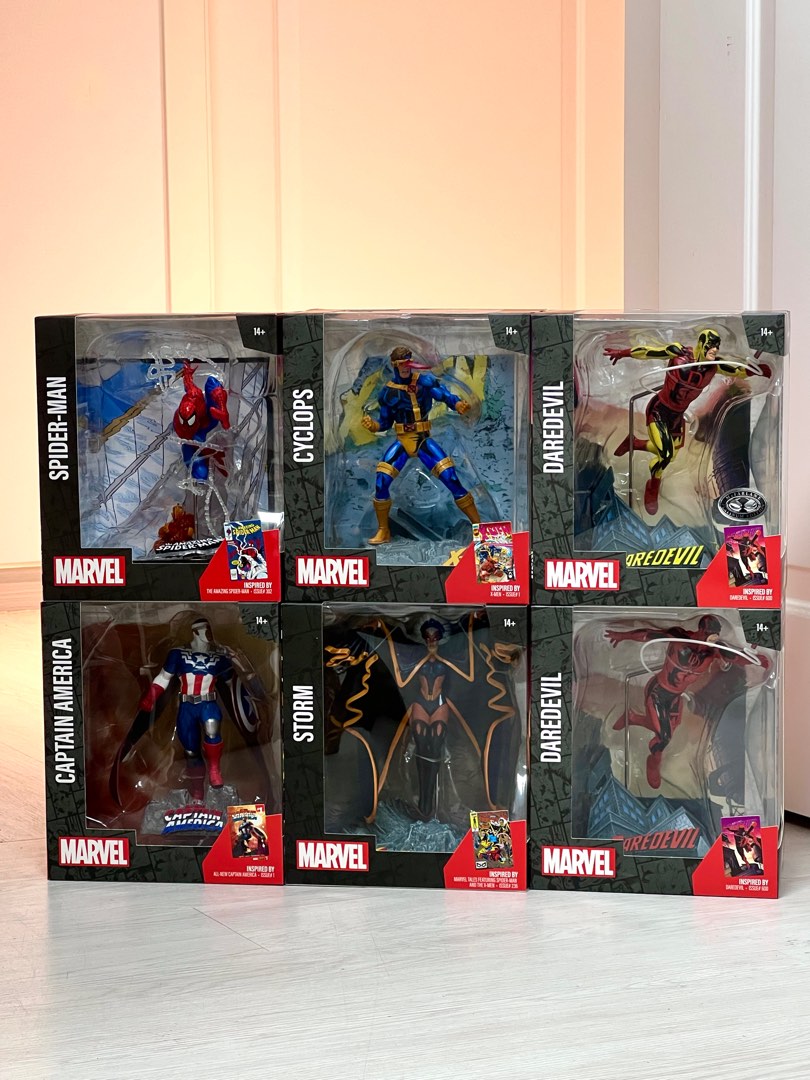 Mcfarlane Toys Marvel Daredevil (Daredevil #600), Spider-Man (The ...